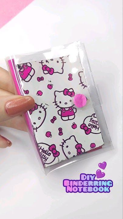 How to make binder Ring notebook at home - DIY binder ring notebook - fati craft world - YouTube