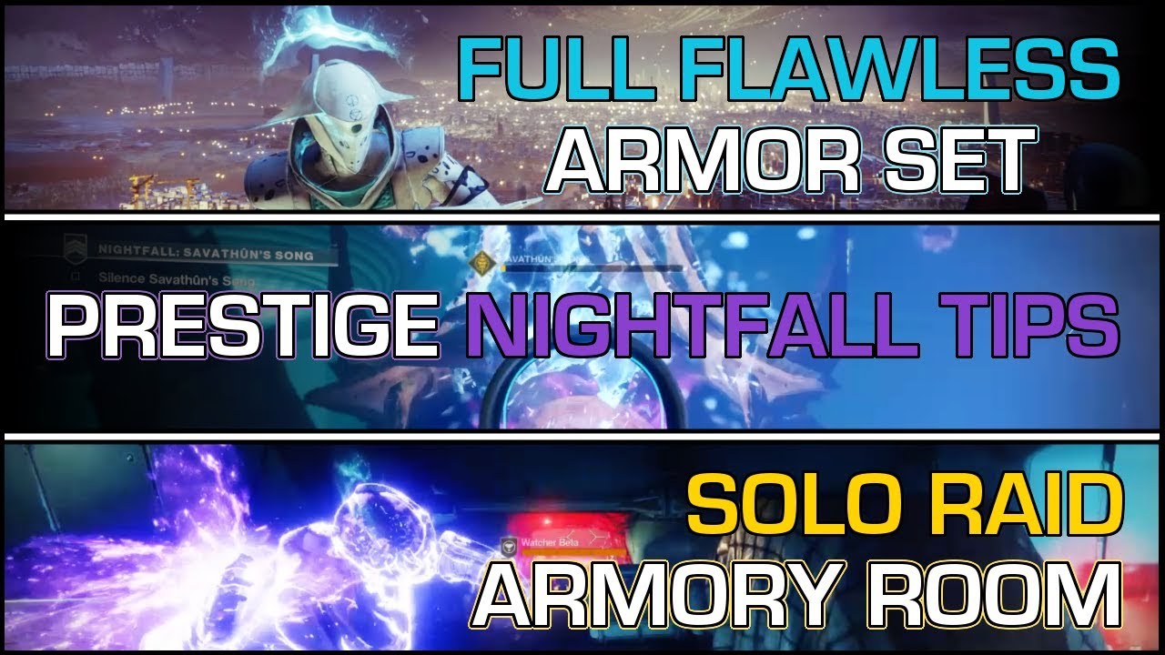 Destiny 2 Full Flawless Trials Set - Prestige Nightfall Tips - How to ...