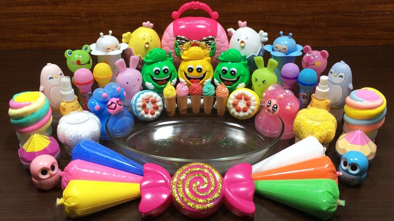 Mixing Random Things into Slime | Satisfying Slime Videos #180 - YouTube