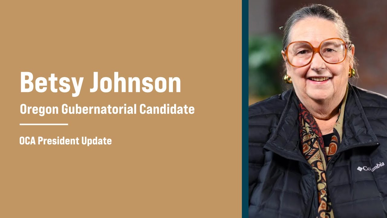 A Conversation with Oregon Gubernatorial Candidate Betsy Johnson - YouTube