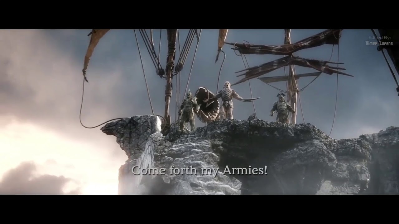 THE HOBBIT - Fighter bettwen of forces scene - YouTube