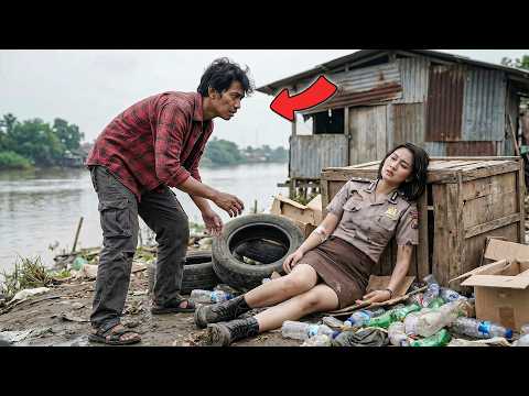 TAK SENGAJA TEMUKAN POLWAN CANTIK YANG PINGSAN! PEMULUNG DEKIL INI BAWA KE GUBUKNYA...