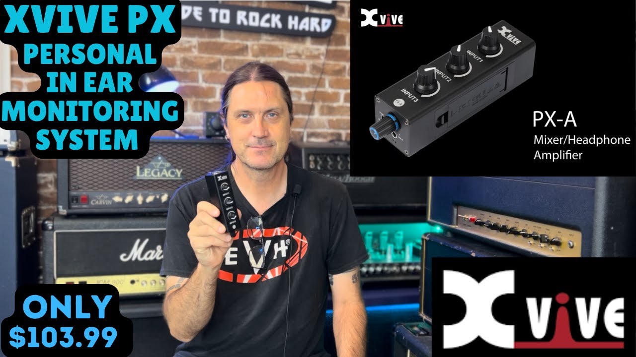 Xvive PX Personal In-Ear Monitor And Amplifier System - YouTube