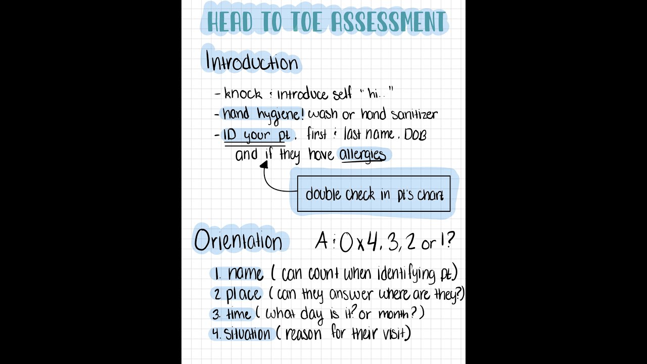 Complete Head-to-Toe Assessment for Nursing Students - YouTube
