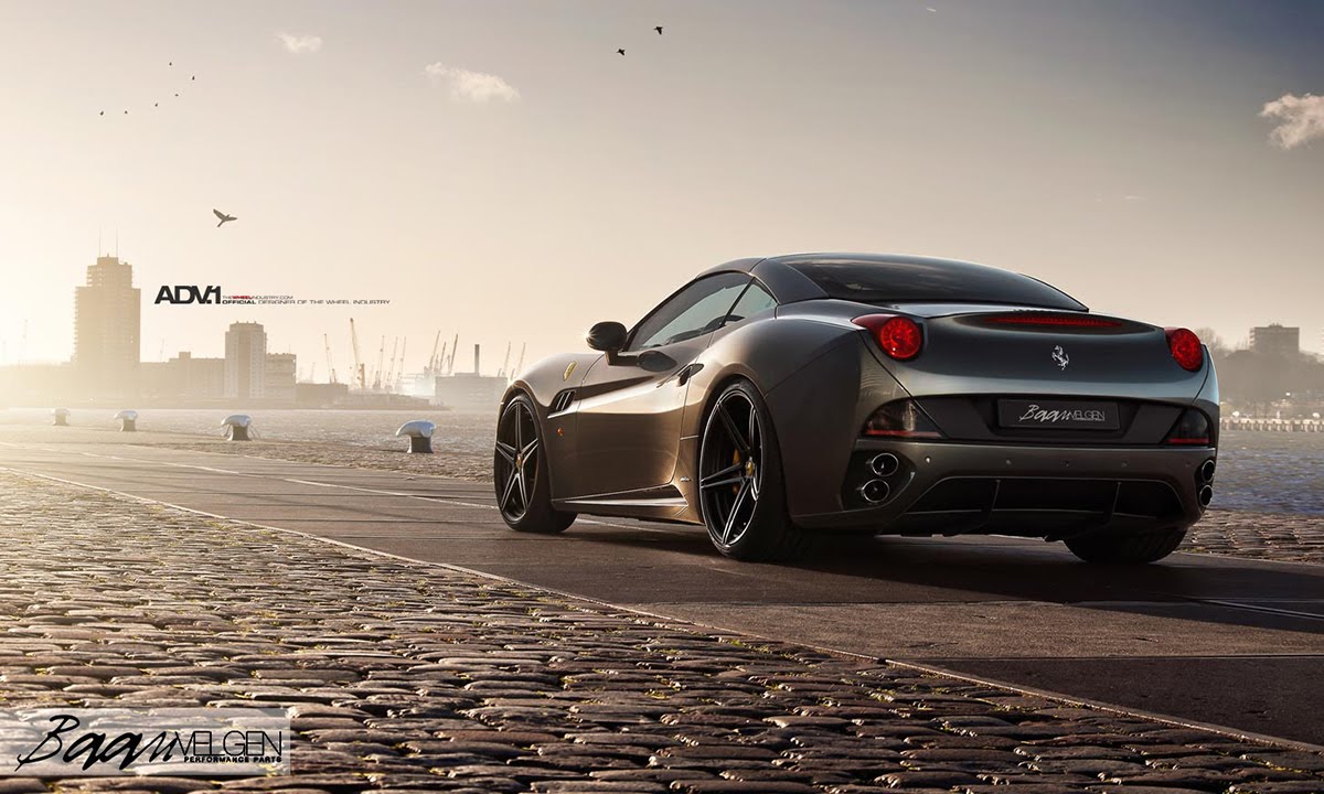 Modified Ferrari California on ADV.1 Wheels by Baan Velgen - YouTube