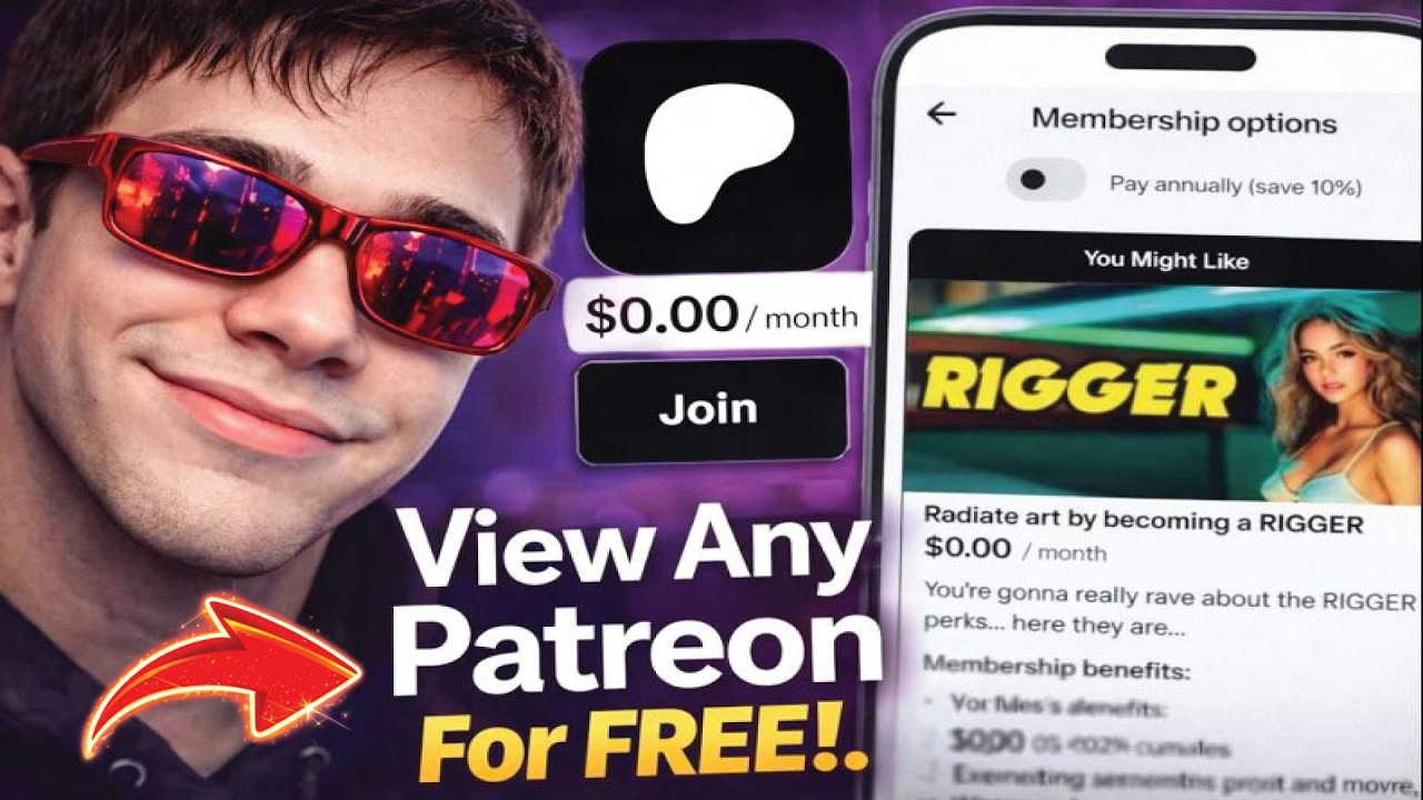 How to View Patreon Posts for Free – Fast & Easy Method - YouTube