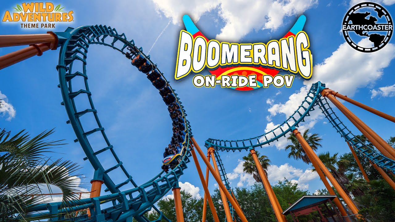 Boomerang - Wild Adventures Theme Park - On-Ride POV 4K - YouTube
