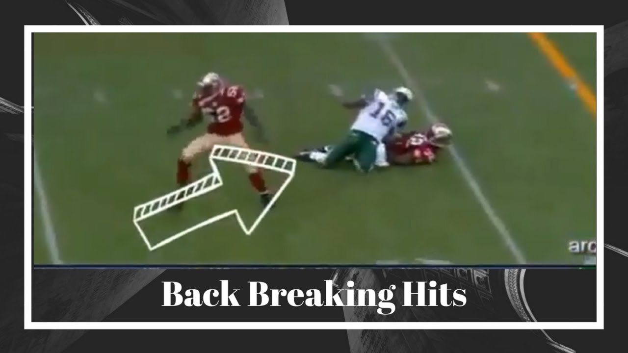 NFL Best Back Breaking Hits Highlight Compilation 2018 - YouTube
