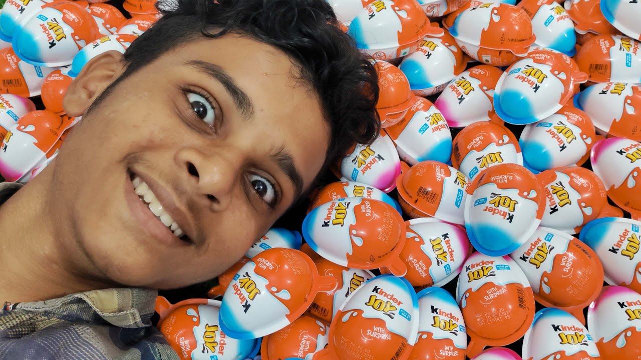 Yummy Kinder Surprise Egg Toys Opening - A Lot Of Kinder Joy Chocolate ...