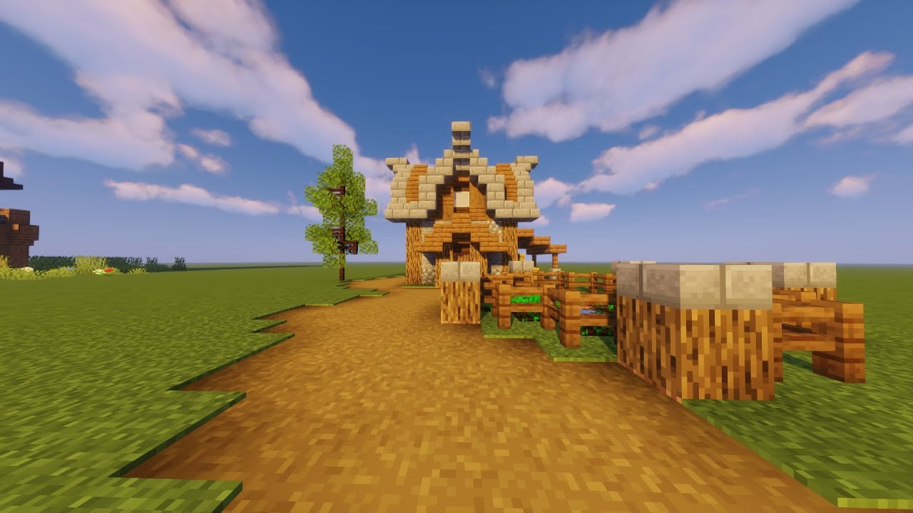 Minecraft Medieval Starter House Tutorial! - YouTube