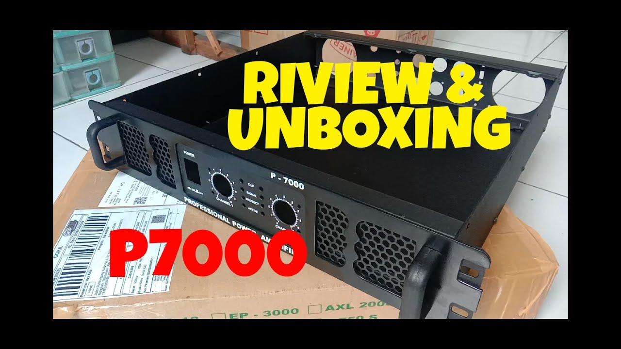 BOX POWER P7000 RIVIEW & UNBOXING - YouTube