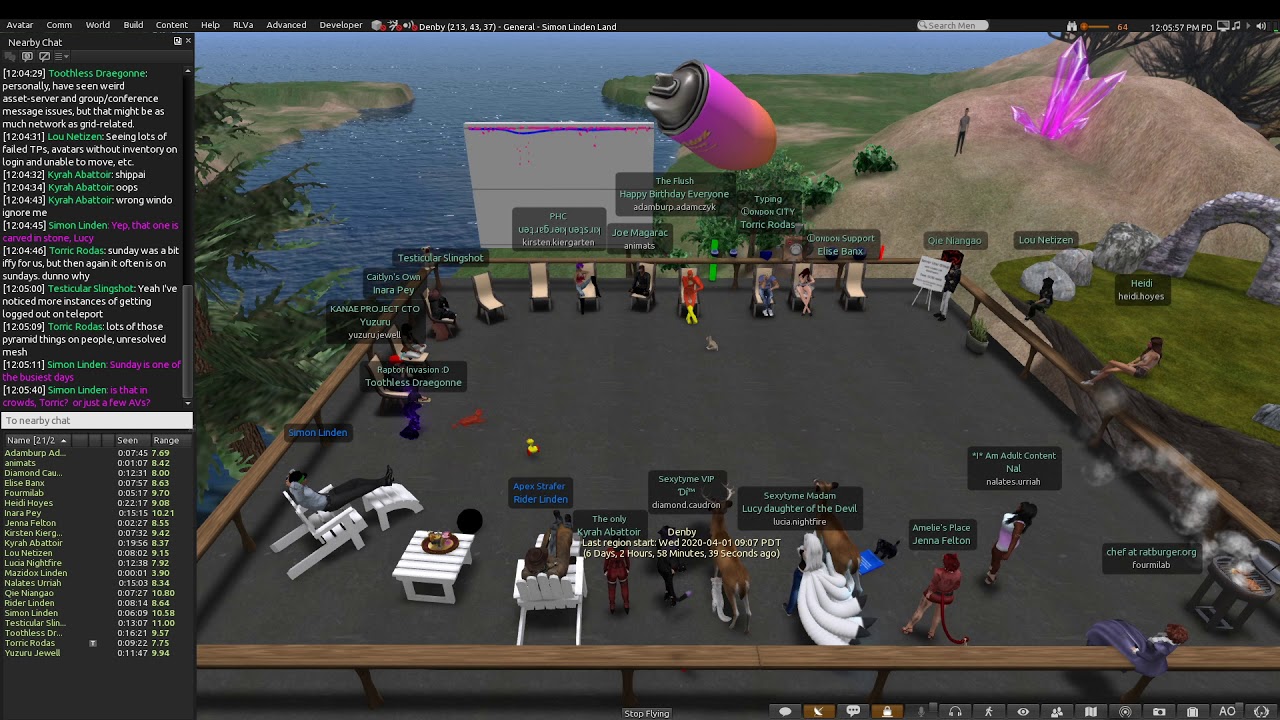 Second Life Server User Group Meeting (2020-04-07) - YouTube