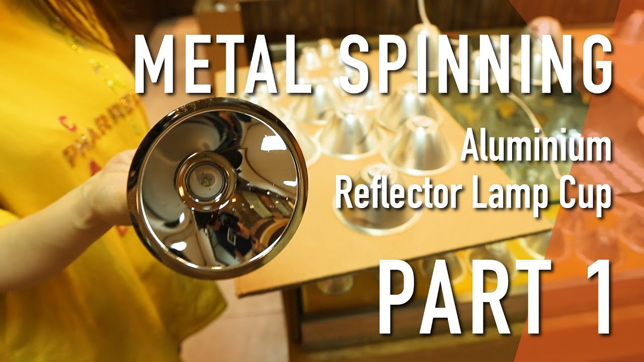 Aluminium reflector lamp cup making machine (CNC metal spinning machine ...