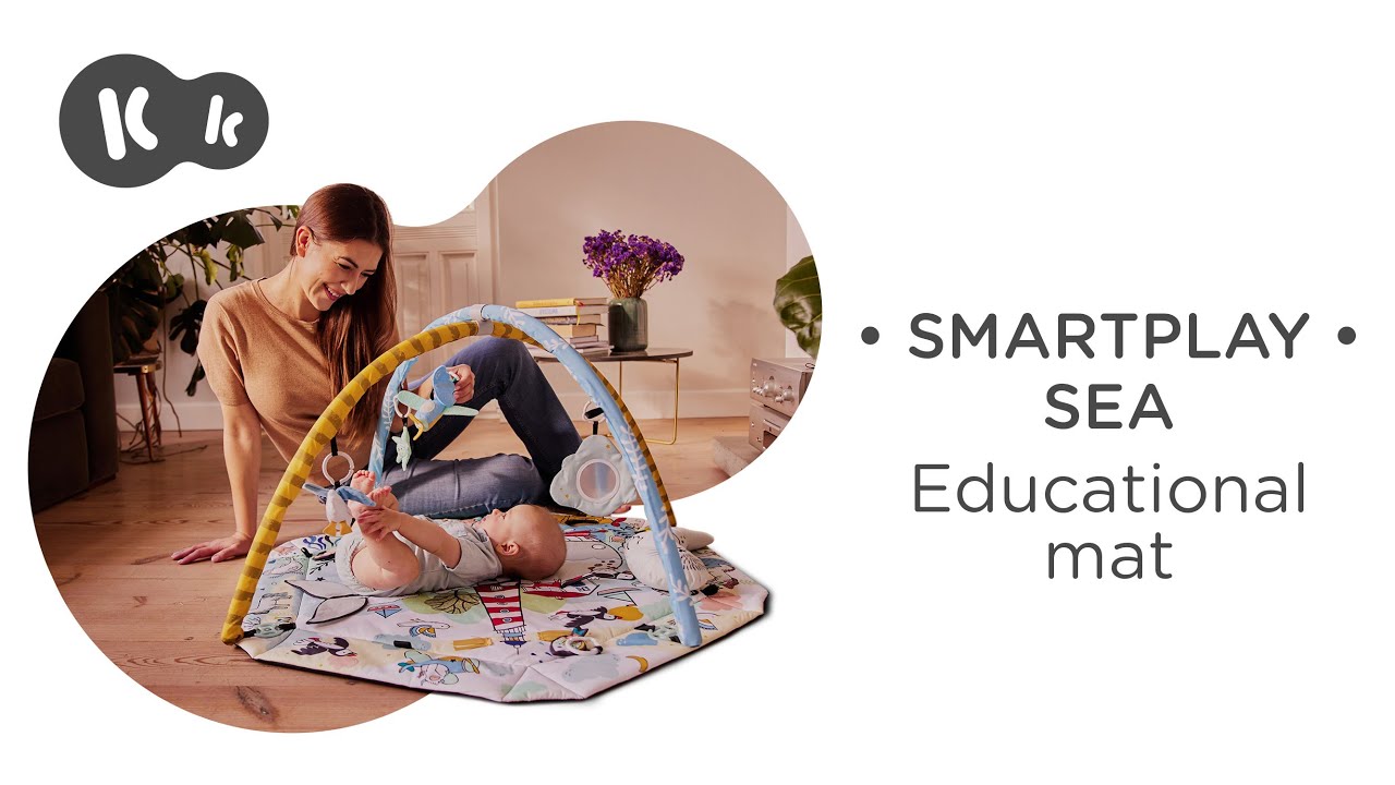 2in1 educational mat SMARTPLAY SEA from Kinderkraft | 12 balls | 5 toys ...
