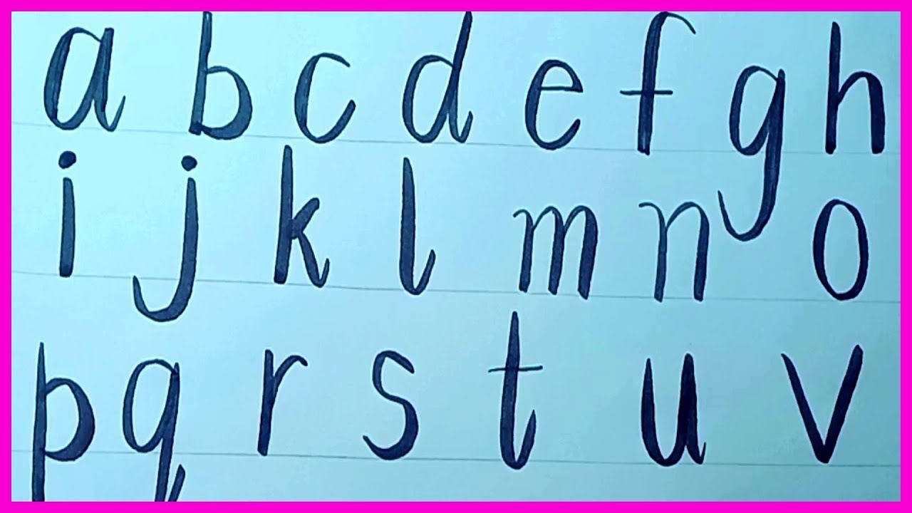 Small ABCD Writing Tutorial 3 Year Old Alphabet Writing Practice A small-abcd-writing-tutorial-3-year-old-alphabet-writing-practice-a