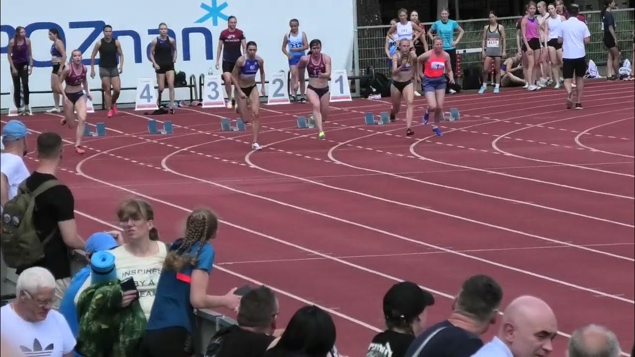 100m kobiet bieg 1 - Poznań 20240601 - YouTube