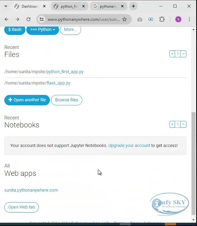 Deploy Python Flask Web Application In Python Anywhere For Free 3671