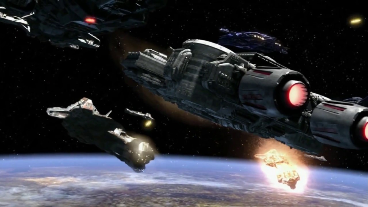 TOP 5 EPIC STARGATE SPACE BATTLES from SG-1 Atlantis and Universe - YouTube