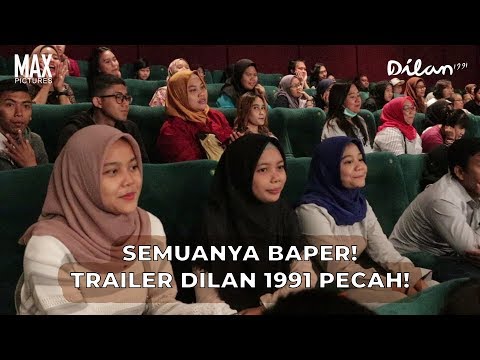 Ekspresi Penonton Saat Tonton Trailer Dilan 1991