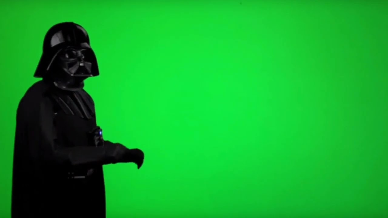 Stars war Darth Vader Attack Green Screen! - YouTube