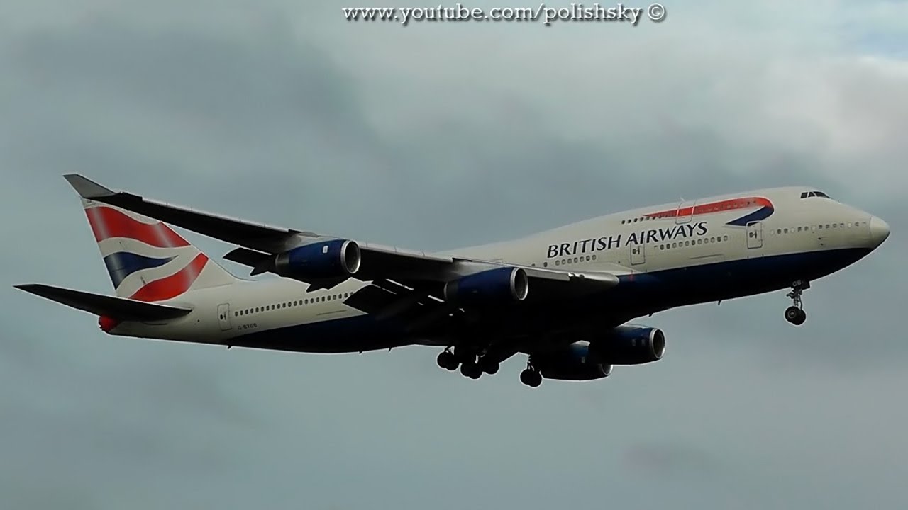 British Airways Boeing 747 Jumbo Jet Pack at London Heathrow EGLL / LHR ...