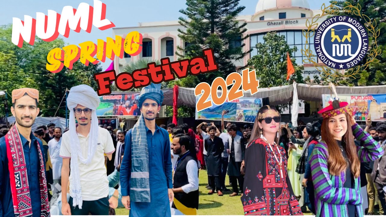 Spring Festival At NUML Islamabad 🥀🖤|| Day 1 of the Festival 🌸 || # ...