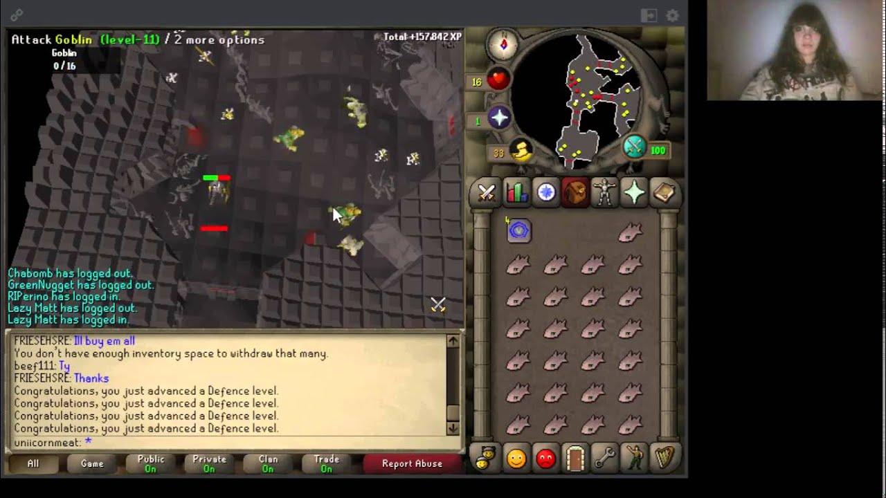 Runescape 07 - Defence Training - YouTube