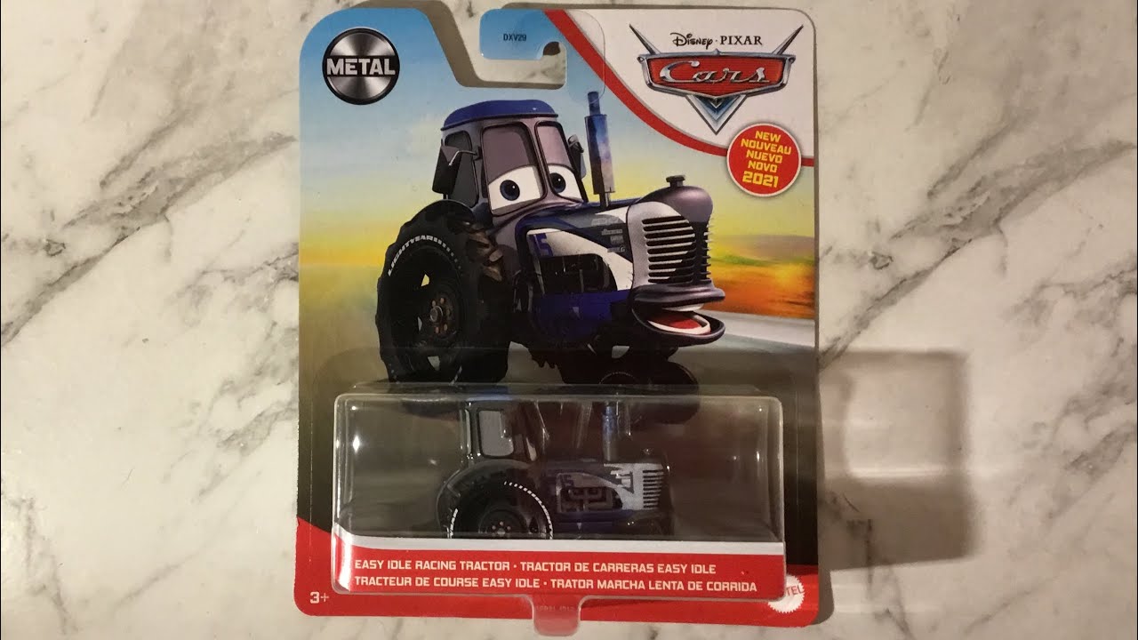 Mattel Disney Cars Easy Idle Racing Tractor 2021 Unboxing - YouTube
