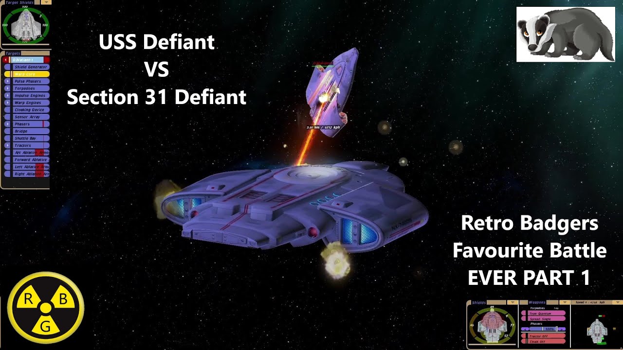 USS Defiant VS Section 31 Defiant | RBG's Favourite Video Part 1 ...