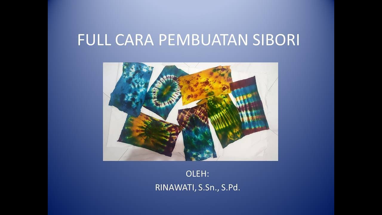 FULL CARA PEMBUATAN SIBORI - YouTube