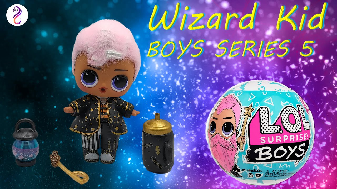 LOL Surprise BOYS Series 5 Collection Wizard Kid! 360 Doll Showcase ...