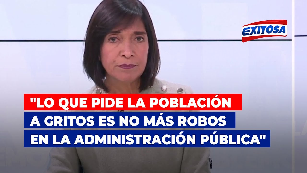 🔴🔵Janet Cubas: "Lo que pide la población a gritos es no más robos en la ...