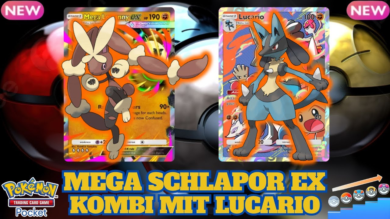 LUCARIO mit WILLI macht MEGA SCHLAPOR extrem STARK! 😱 Pokemon TCG ...