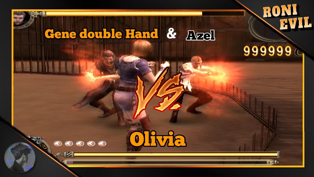 OLIVIA VS AZEL & GENE DOUBLE HAND/GOD HAND ANGRA REVENGE ARENA 51 - YouTube