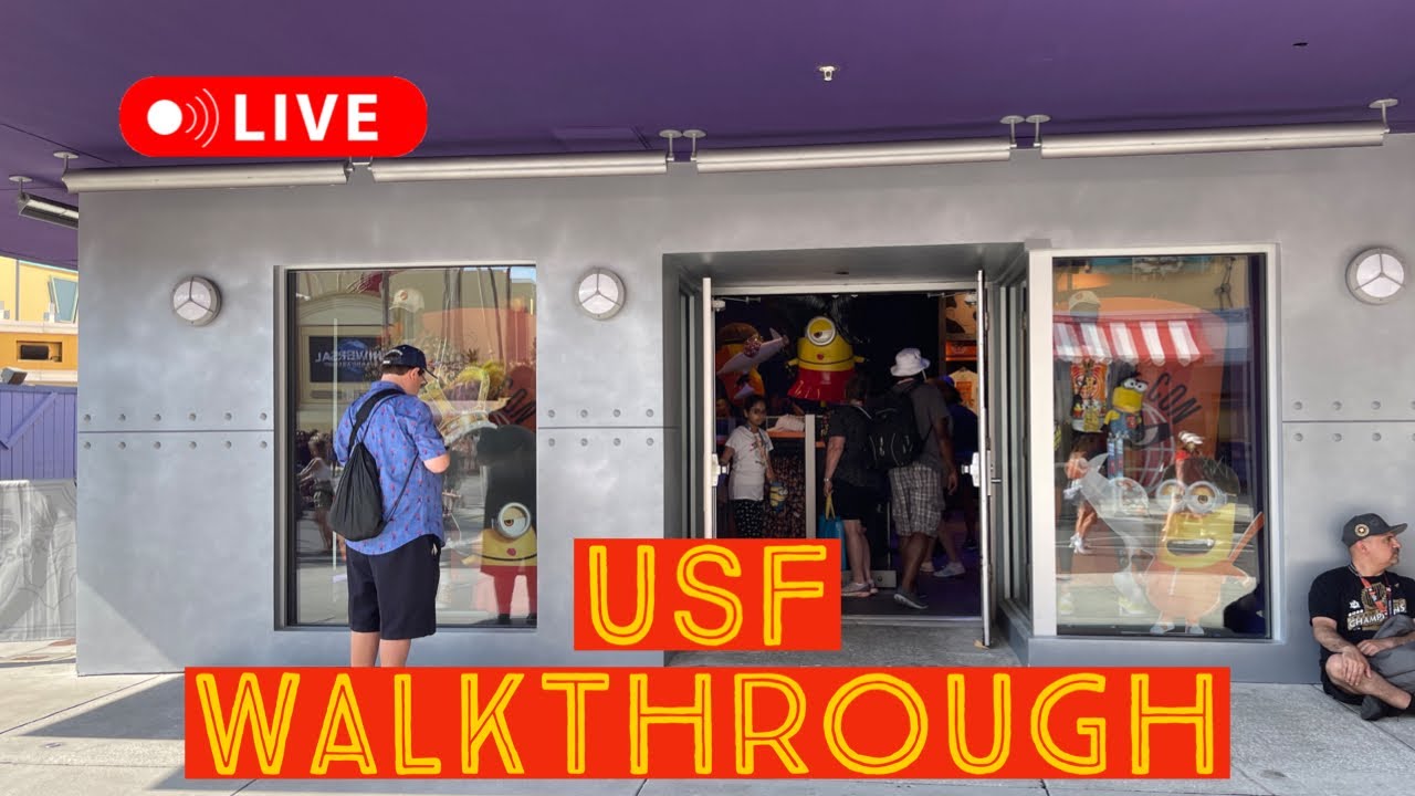 LIVE! At Universal Studios Florida for Evil stuff and more! - YouTube