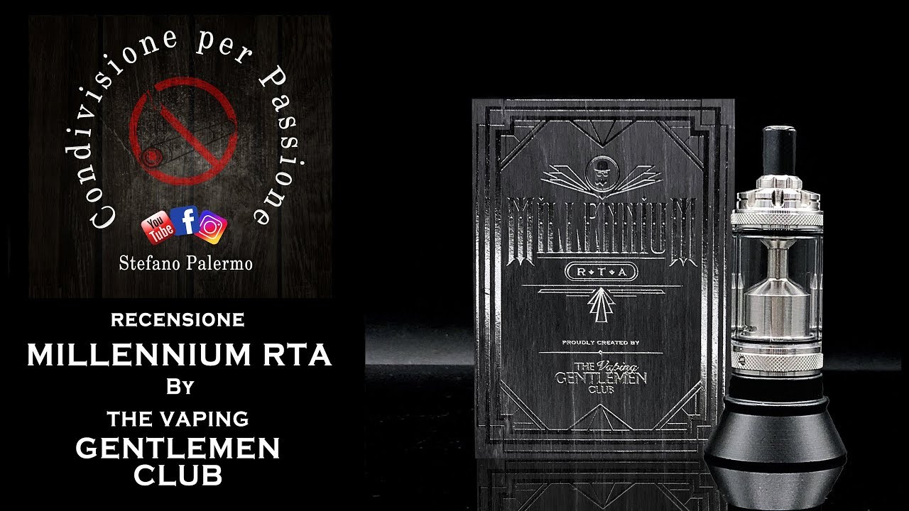 MILLENNIUM RTA By The Vaping Gentlemen Club - YouTube