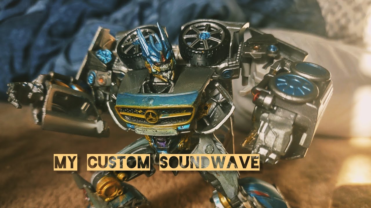Transformers: Custom Painted Soundwave - YouTube