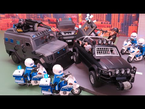 Playmobil CITY ACTION 🎬 Le MEILLEUR des combats POLICIERS, GANGSTERS, POMPIERS & SOLDATS !