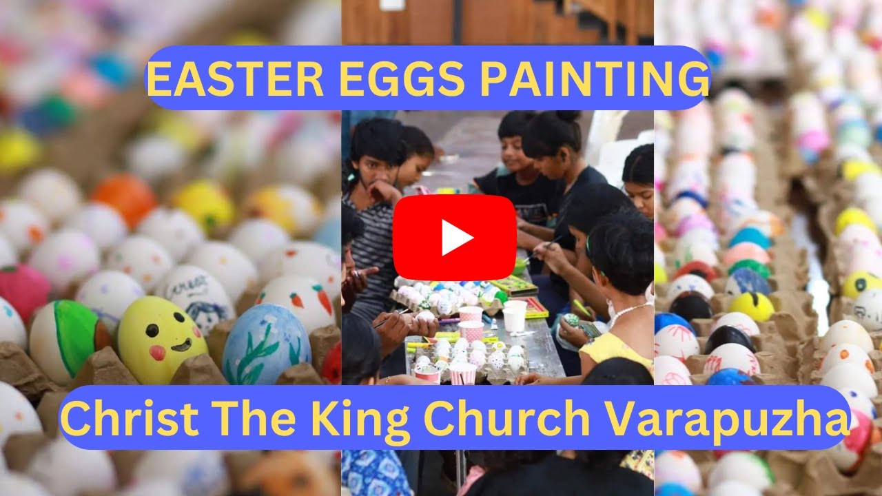 PREPAIRING EASTER EGGS | EASTER EGG PAINTING | CHRIST THE KING CHURCH ...