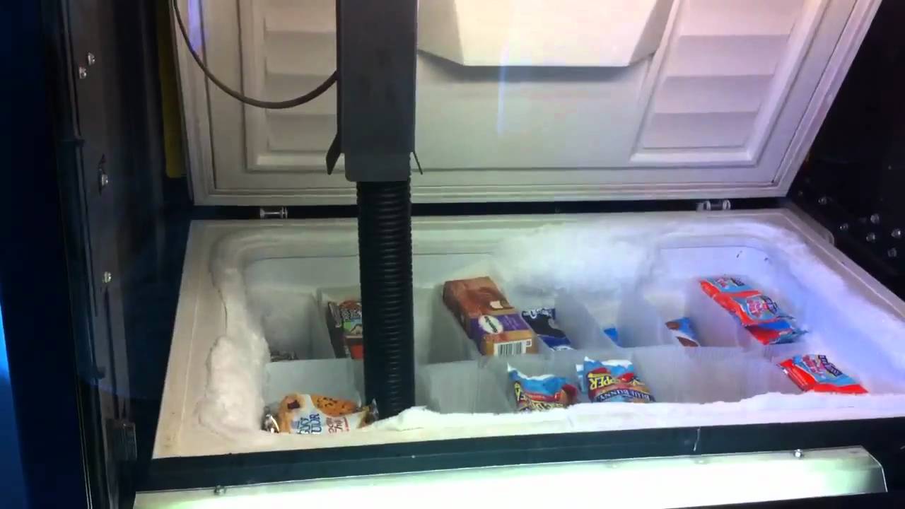 Ice cream vendo machine - YouTube