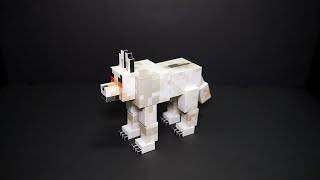 [PAPERCRAFT] MINECRAFT MUTANT WOLF | Doovi