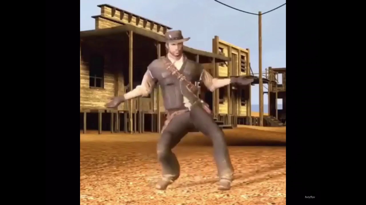 John Marston dancing over the entirety of the House Building Theme ...