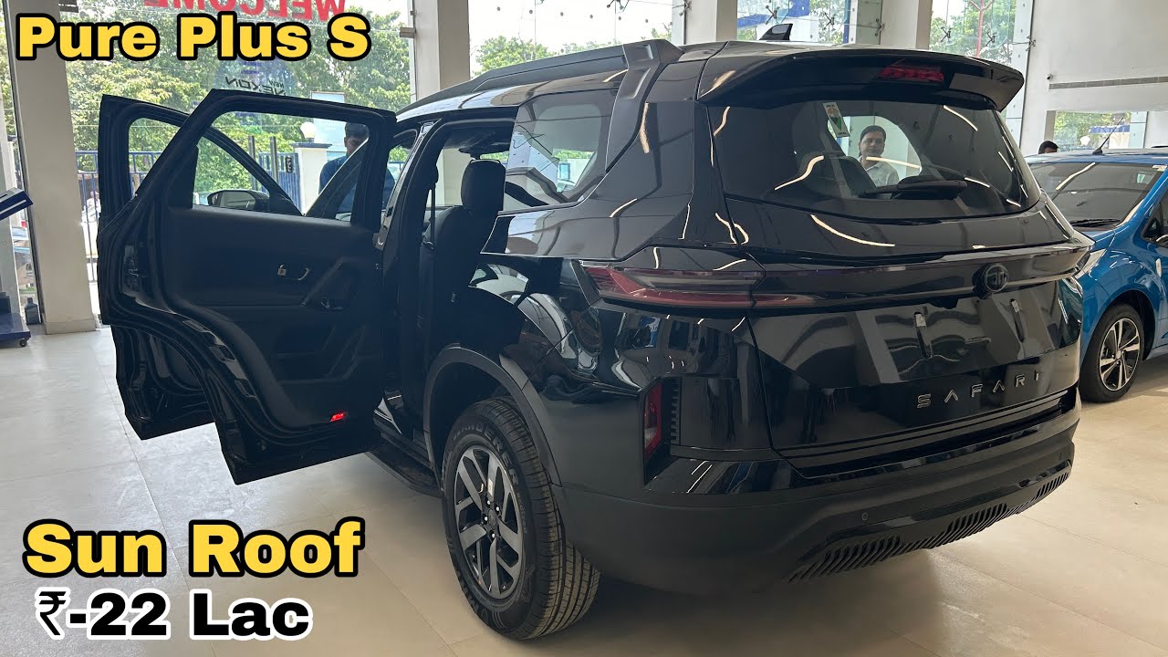 Tata Safari Pure Plus S 2024 | Safari Pure plus S Dark Edition Features ...