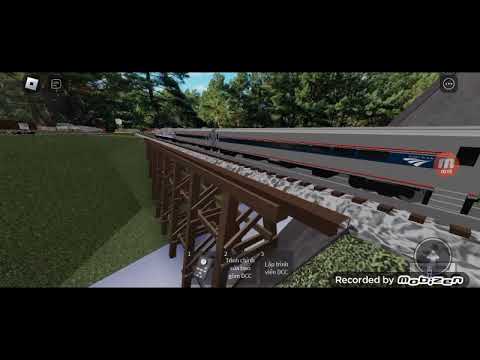 Reversed Roblox Ho Scale Aboard Amtrak Coach Baggage Train - YouTube