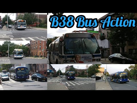 NYC Buses: Various B38 Bus Line Action (200 Subscribers Video) - YouTube