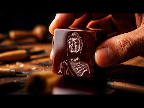 Satisfying Stone Carving ASMR: A Journey at Zicidang#sealcarving #relaxing