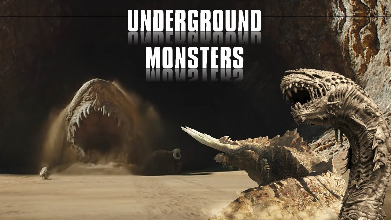 10 Giant Underground Monsters in Fiction - YouTube