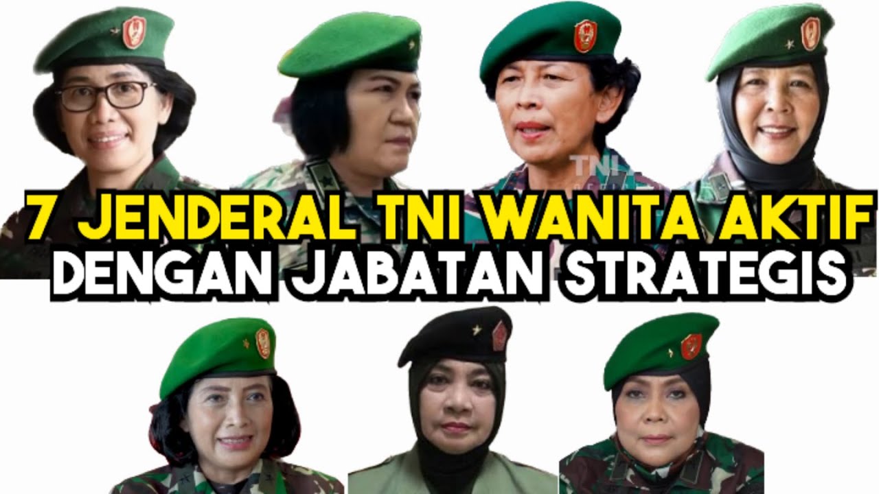 7 Jenderal Wanita Hebat Milik TNI Yang Masih Aktif Dan Jabatannya ...