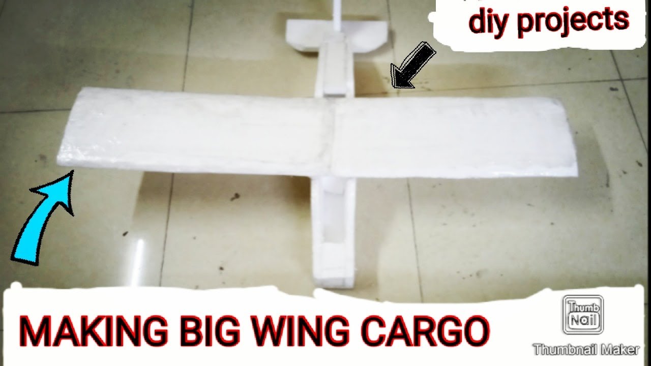 how to make rc cargo plane wing || big diy projects || - YouTube