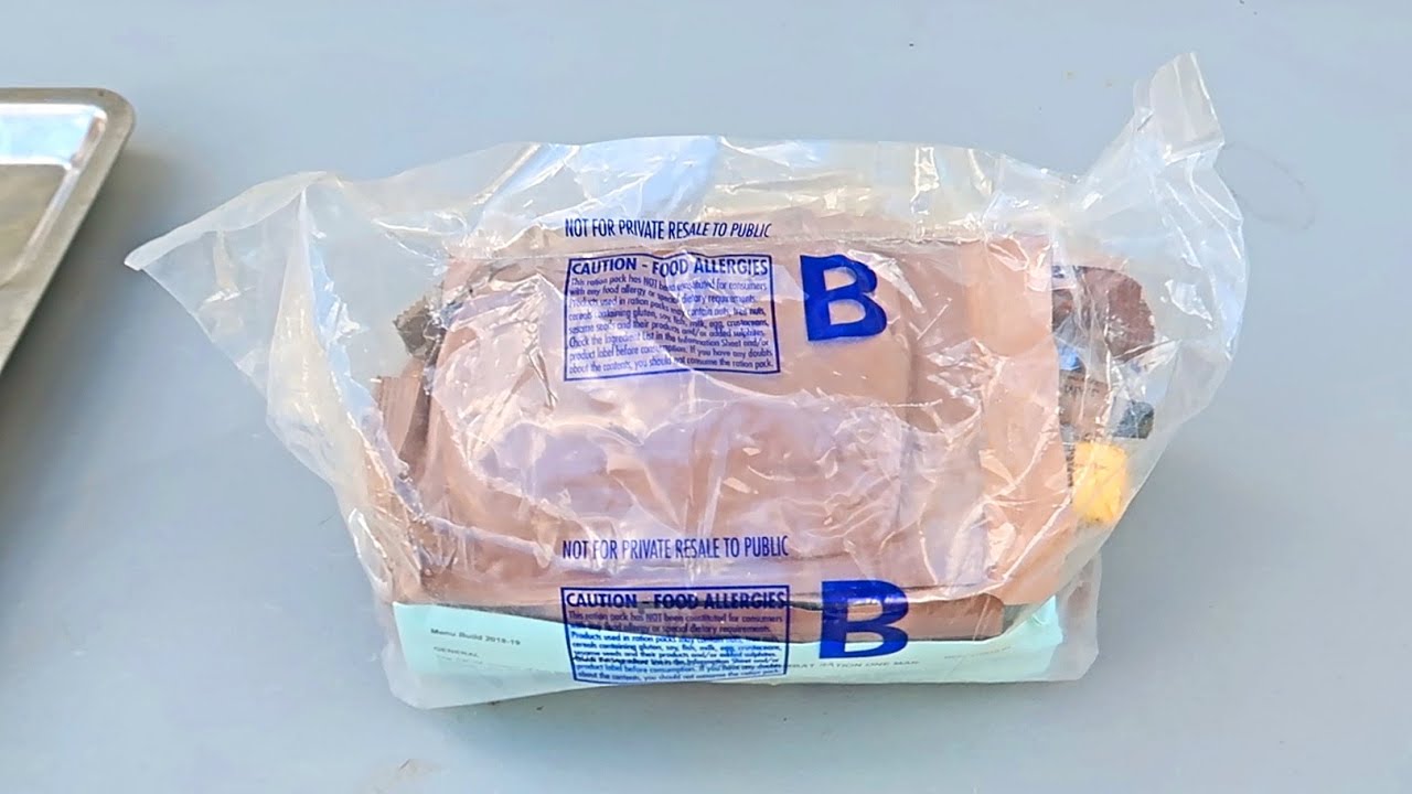 2019 Australian Patrol Ration (Meal Ready to Eat) Taste Test - YouTube